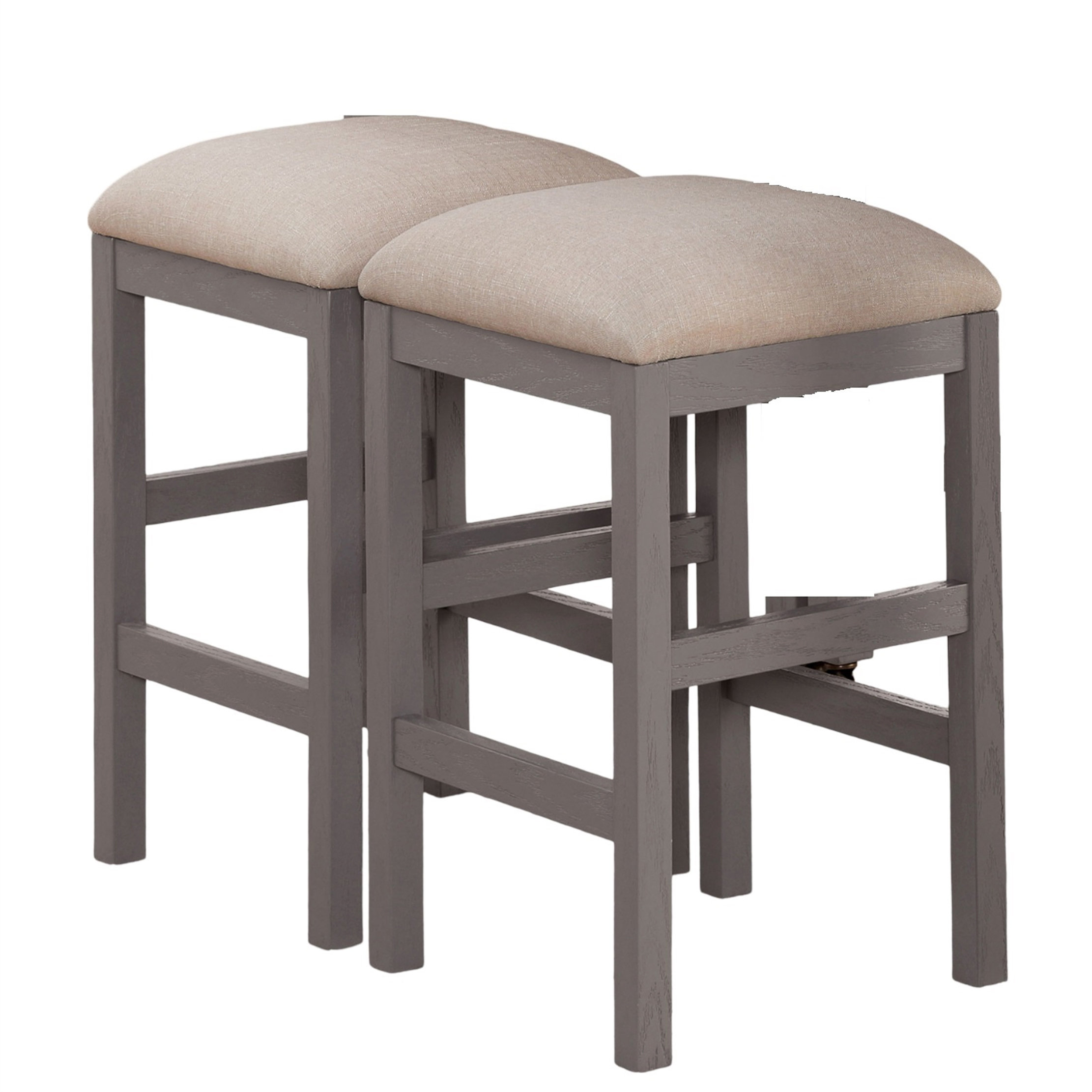 Latitude Run® Rustic Stools Set - Wayfair Canada