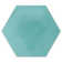 Villa Lagoon Tile Solid Mixed Aqua Hex 8" x 9" Cement Wall & Floor Tile ...