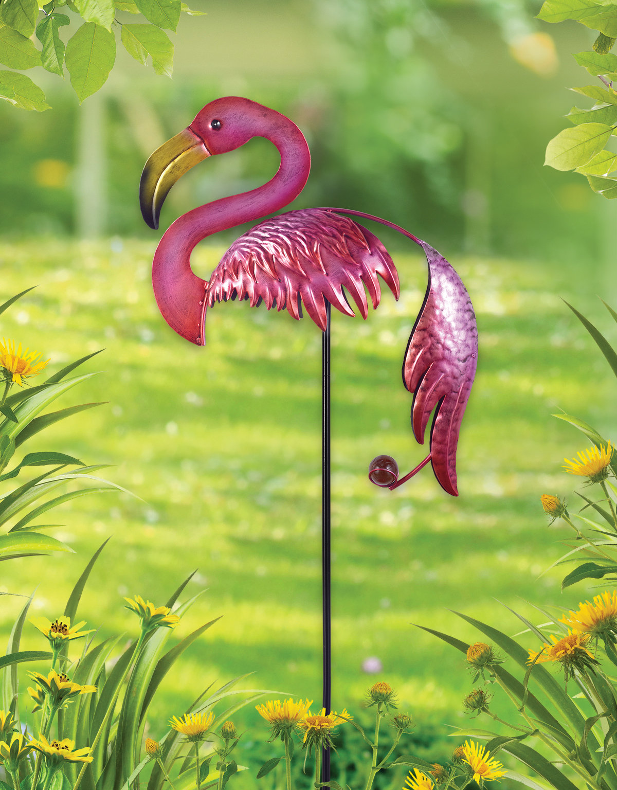 Bay Isle Home™ Senter Flamingo Balancer Garden Stake - Wayfair Canada