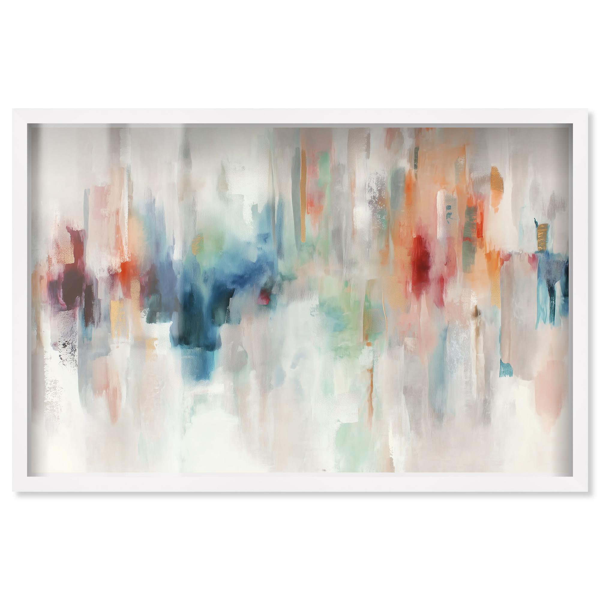 House of Hampton® Fading Color II Shadowbox Print Abstract Wall Art by ...
