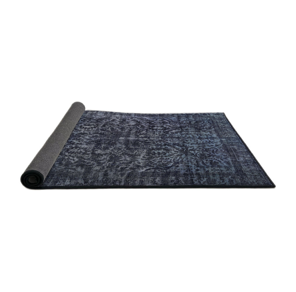 East Urban Home Contemporary Slate Blue Area Rug | Wayfair
