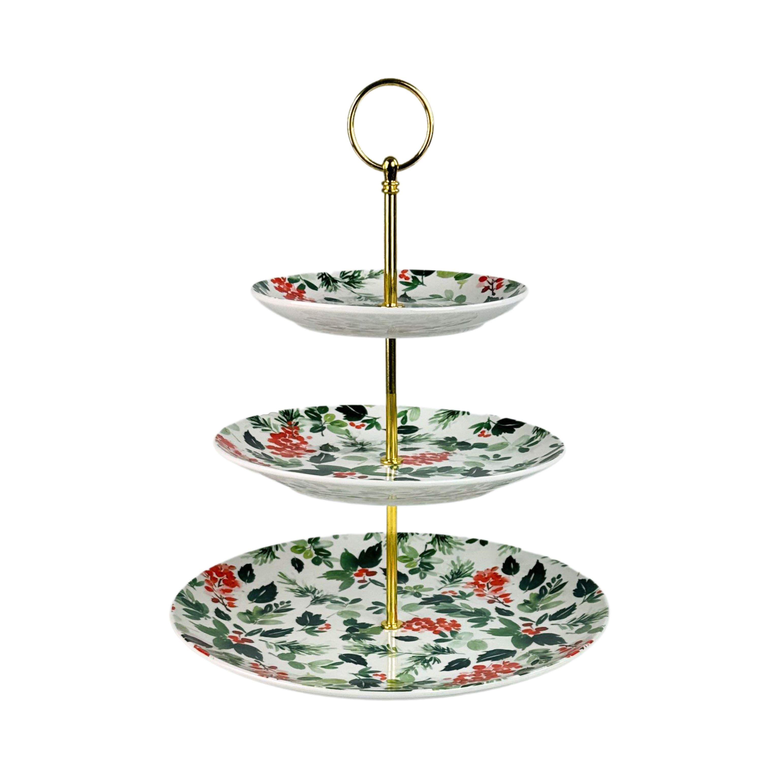 Ten Strawberry Street Holly 3-Tier Serving Stand & Reviews - Wayfair Canada