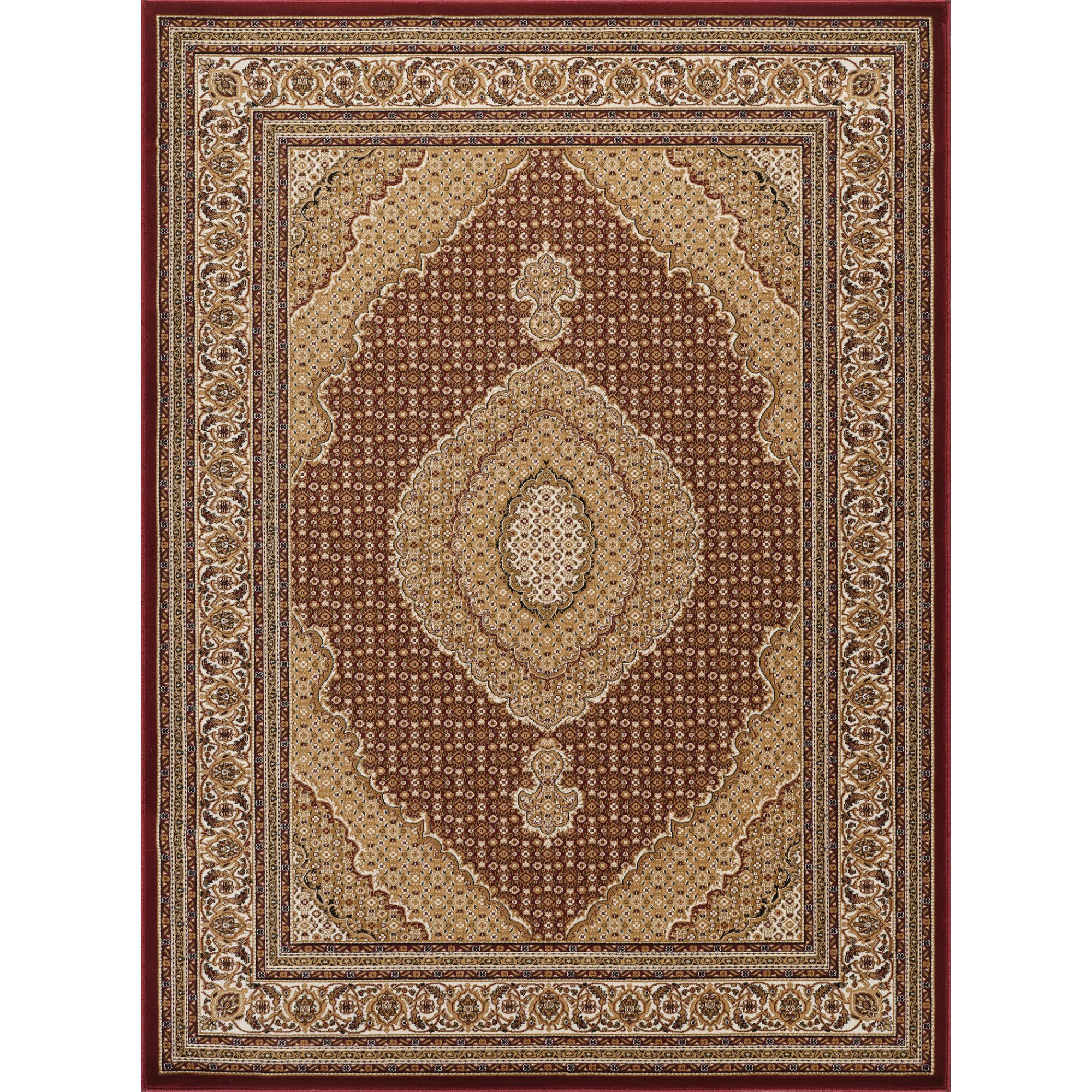 Fleur De Lis Living Timeless Herati Pattern Polypropylene Rug For ...