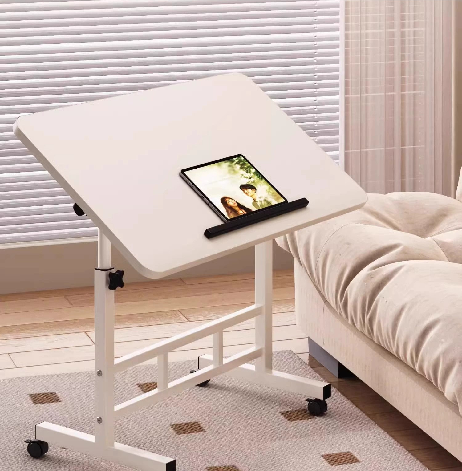 Inbox Zero Adjustable Folding Laptop Desk For Home Office Study ...
