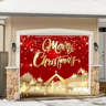 Astoria Grand Red Jesus Christmas Garage Door Banner, 7x8 Ft Nativity ...