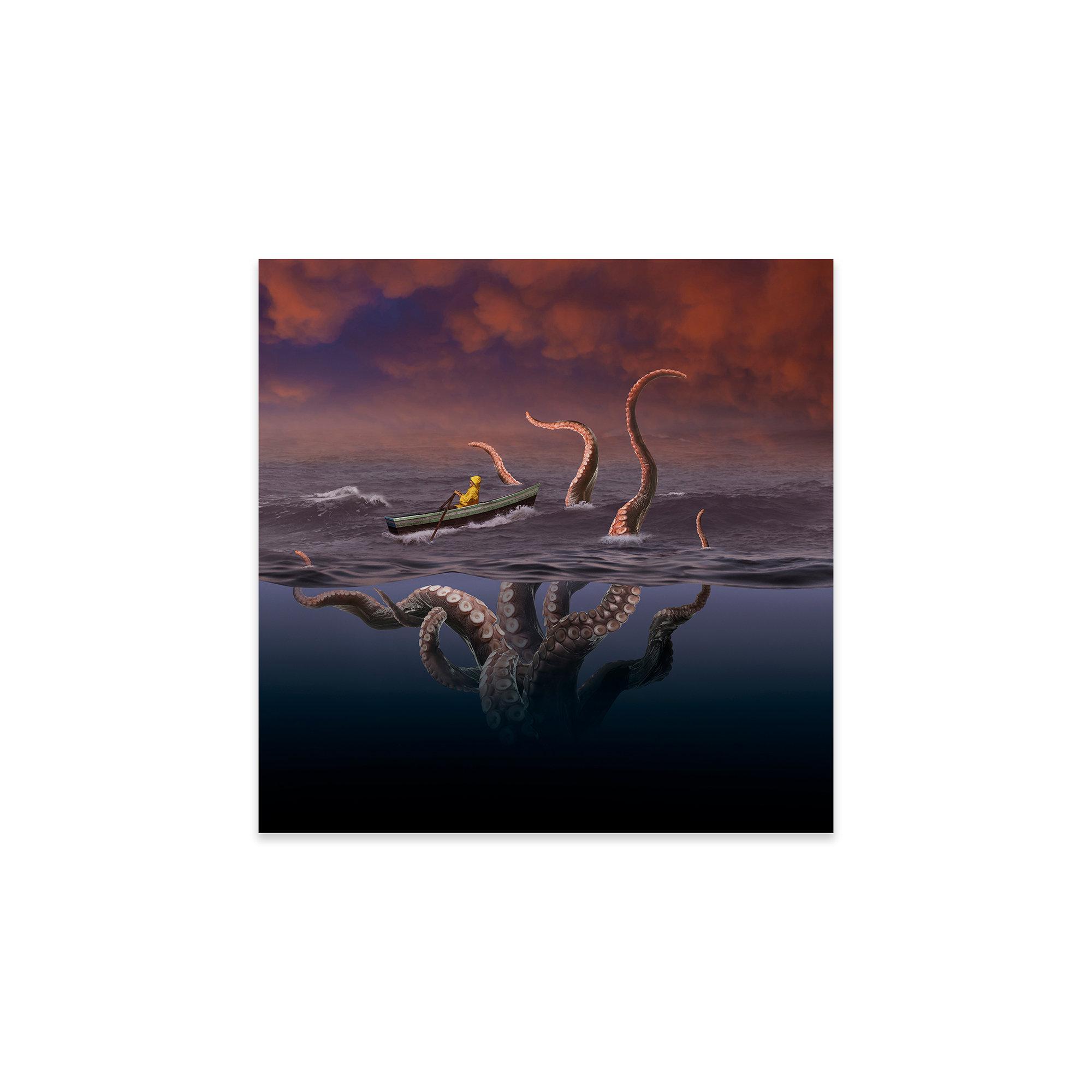 Breakwater Bay " Red Morning " by Lund Roeser | Wayfair