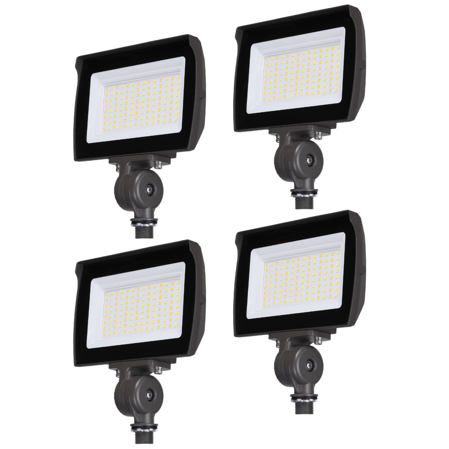 LEDVANS LED 3CCT Flood Light Dusk to Dawn, Sensor Security Light 3000K ...