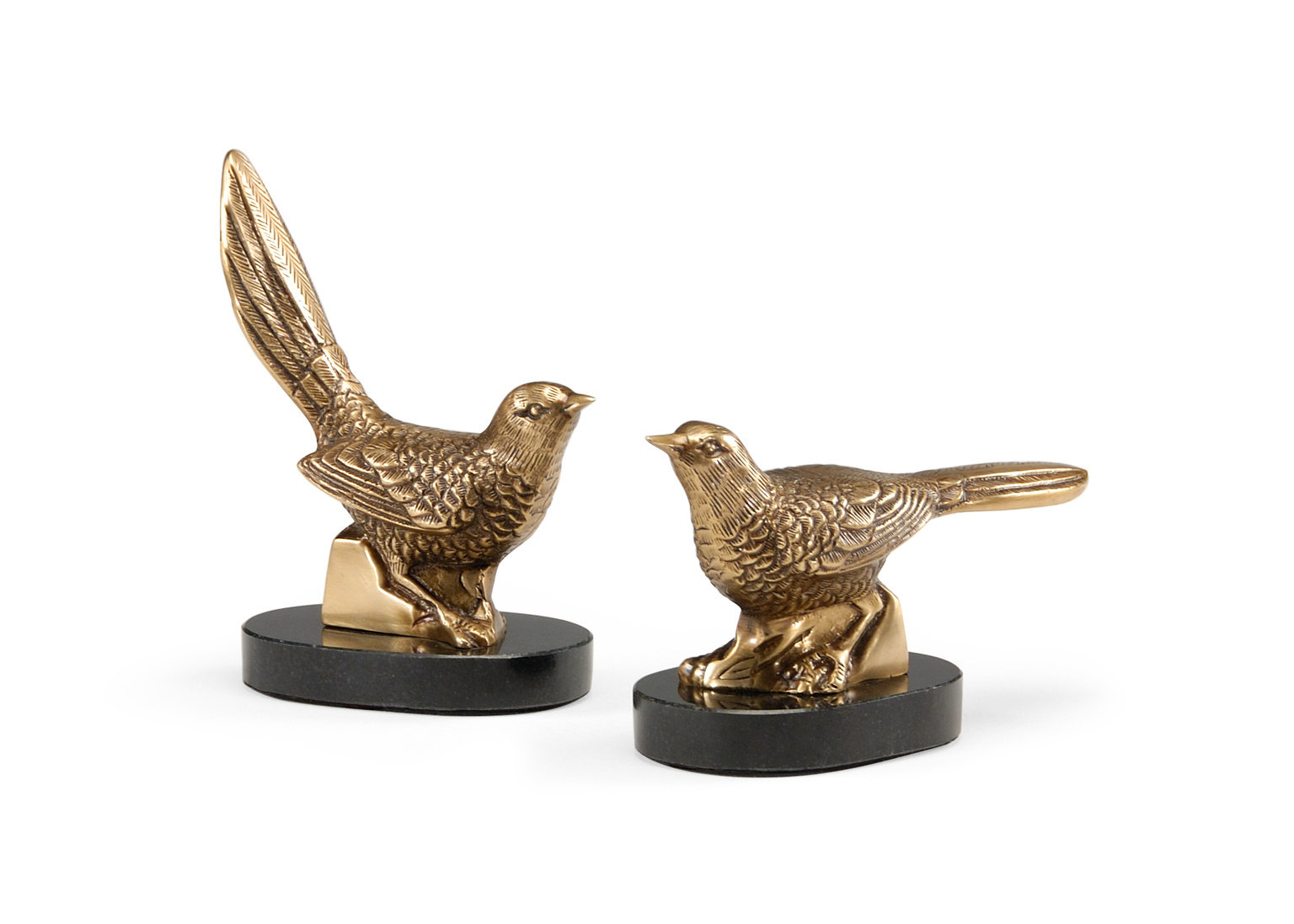 Wildwood 2 Piece Plinthed Bird Figurine Set & Reviews | Perigold