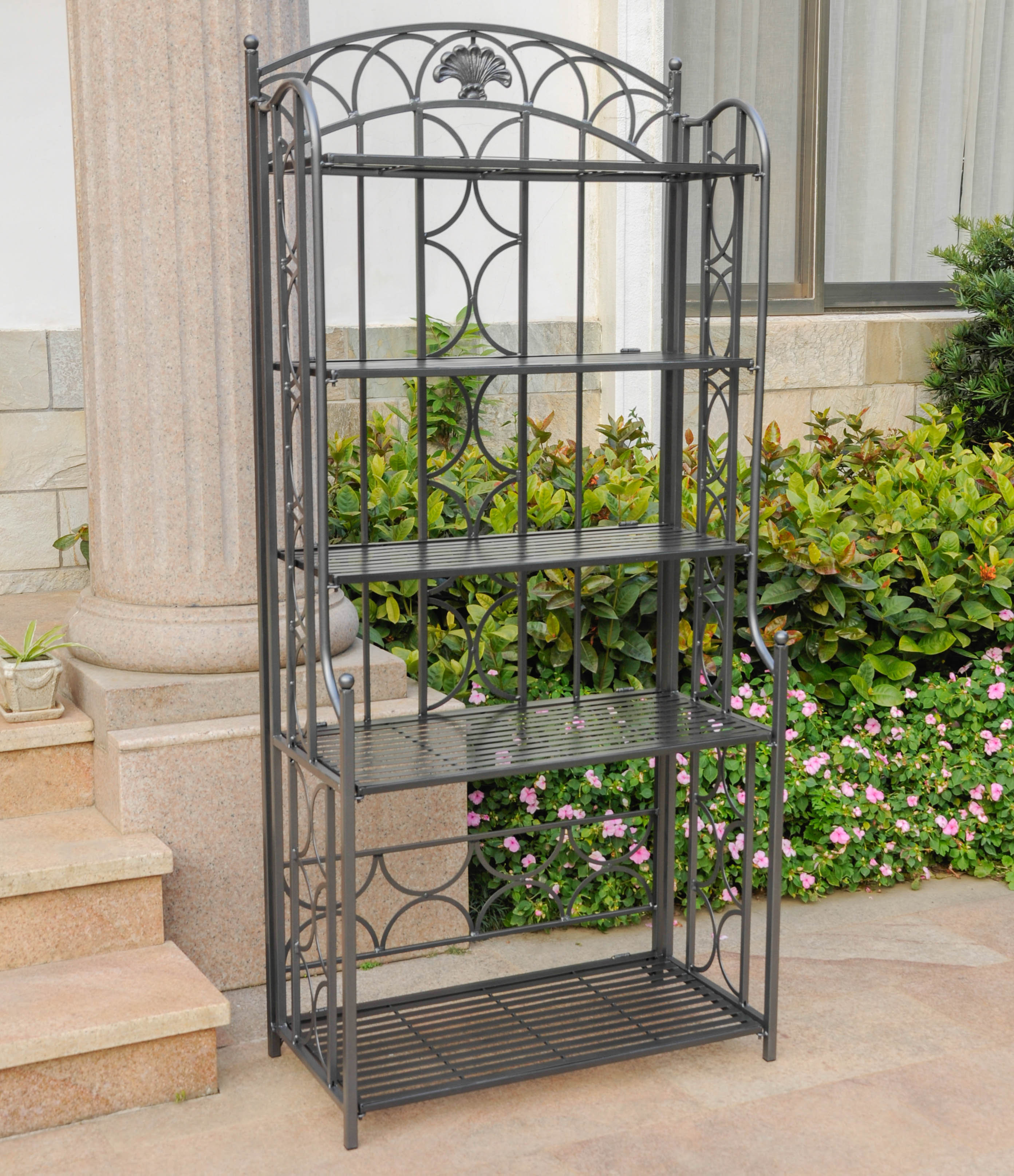 Lark Manor Apisan Wrought Iron Baker's Rack & Reviews - Wayfair Canada