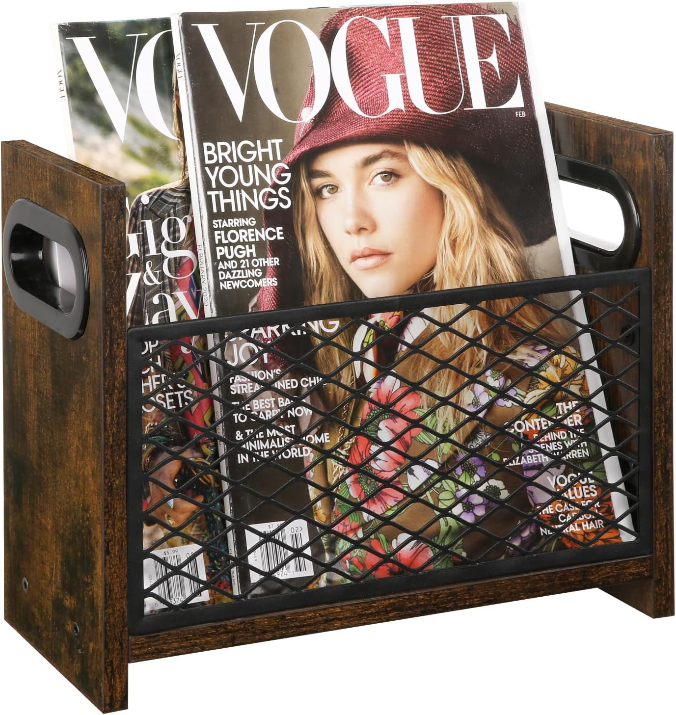Ophelia & Co. Magazine Rack For Desktop And Home Office, Farmhouse File ...