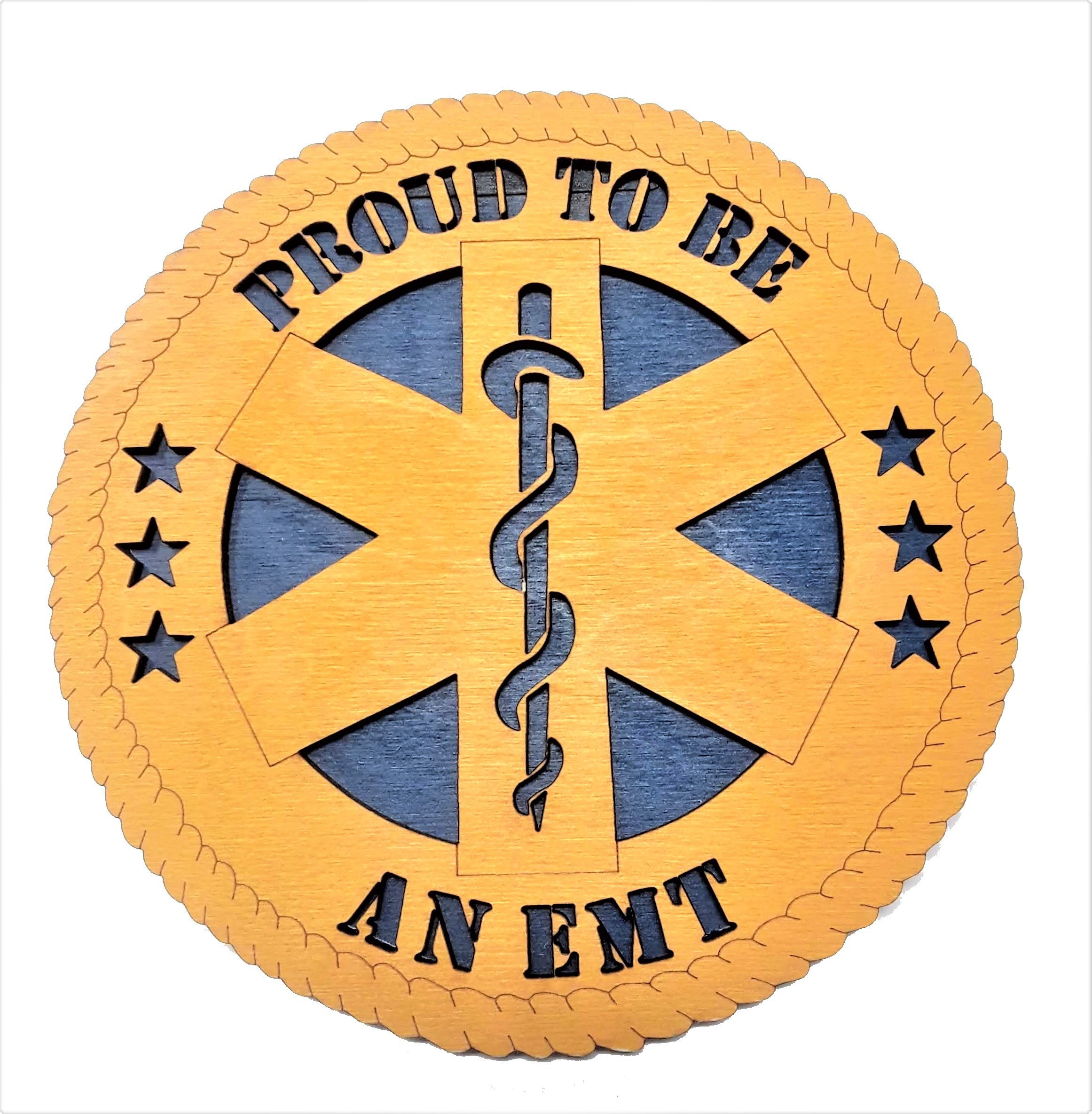 Wood Art USA Proud To Be An EMT Dp Plaque | Wayfair