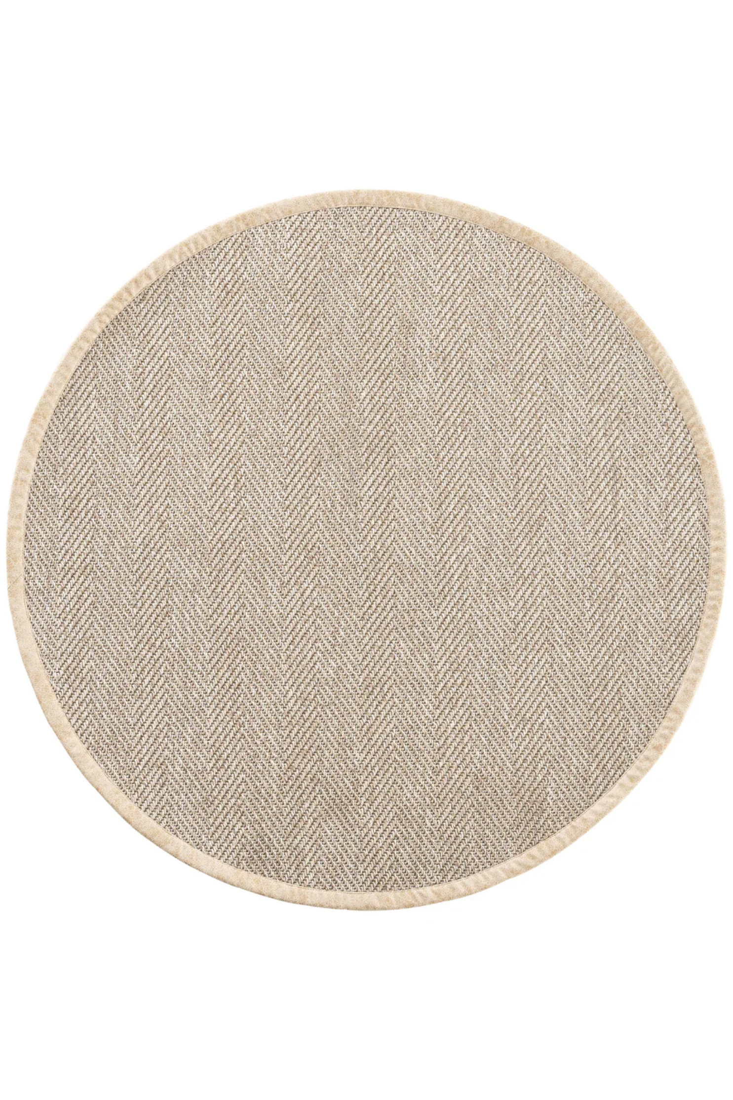 Rugpera Sydney Linen Monterey Border Round Sisal Rug | Wayfair