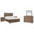 Latitude Run® Queen Panel Bed 2 Nightstands And Drawer Dresser With ...