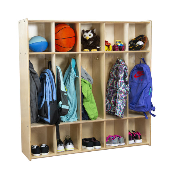 Wood Designs Contender 3 - Tier 5 - Section Cubby Locker "& Reviews ...
