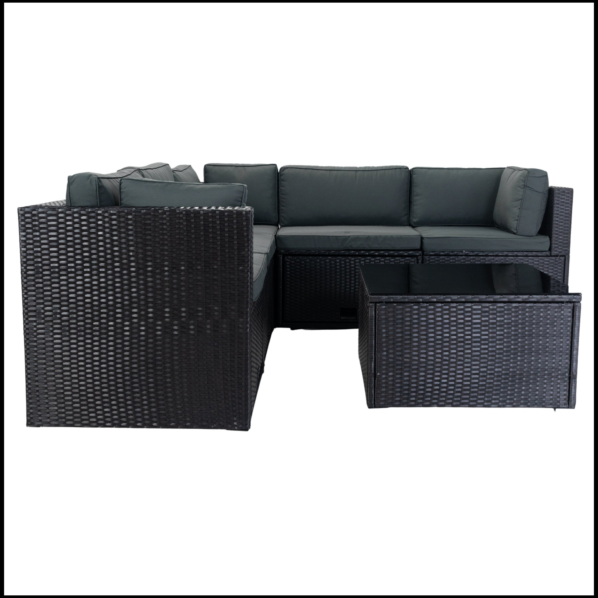 Latitude Run® Kwinn 6 Piece Complete Patio Set with Cushions | Wayfair