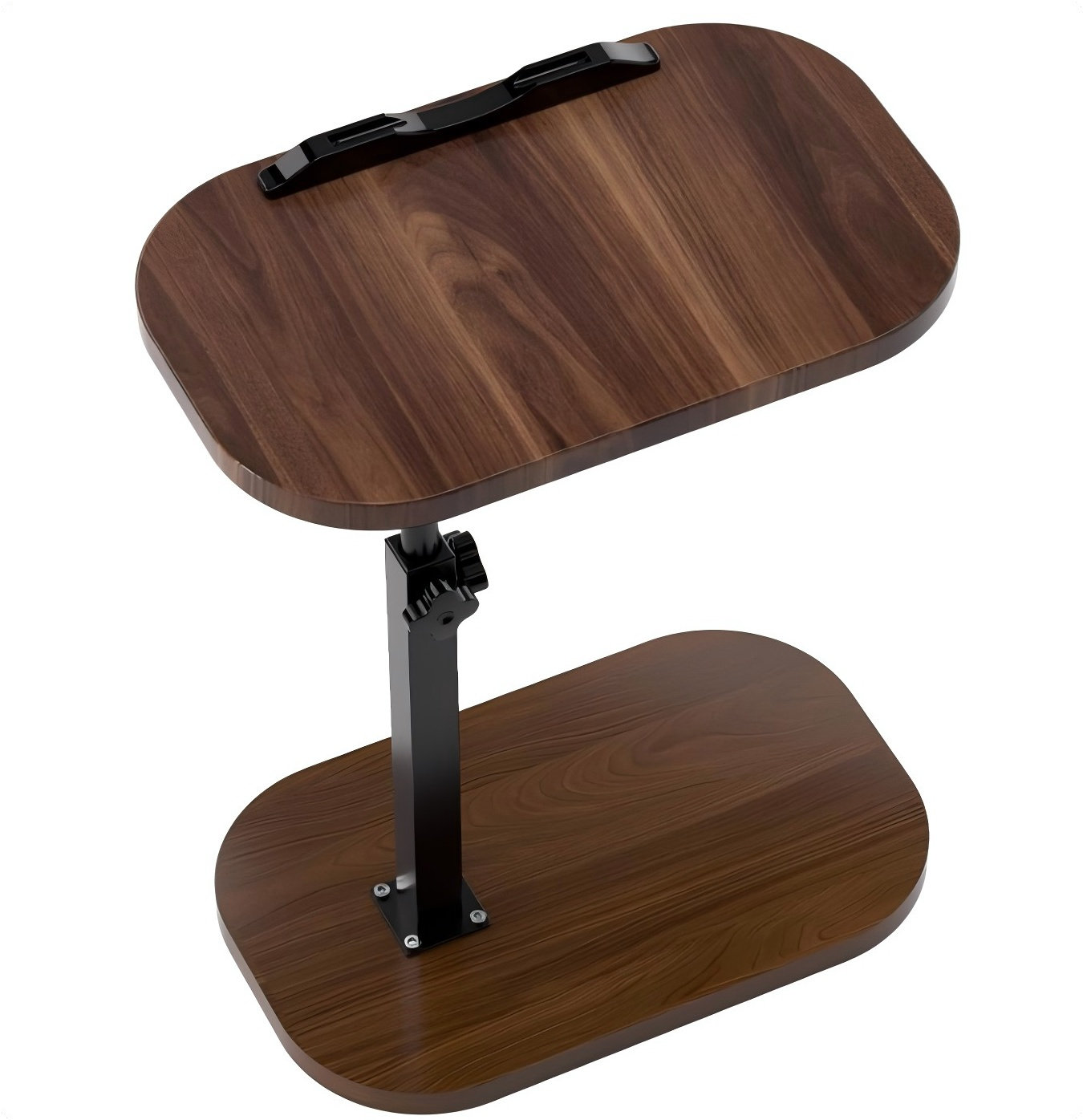 Ebern Designs Adjustable Height C Shaped End Table, Small Side Table ...