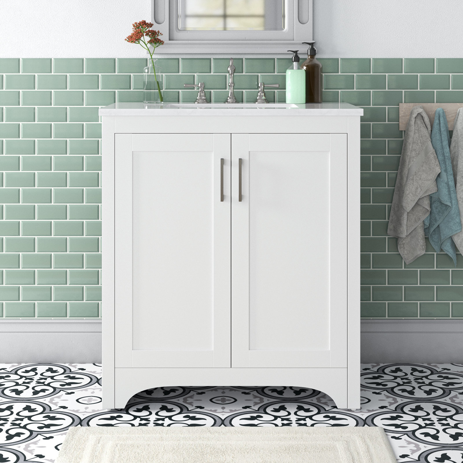 Lark Manor™ Moore 30" Single Bathroom Vanity Set & Reviews | Wayfair