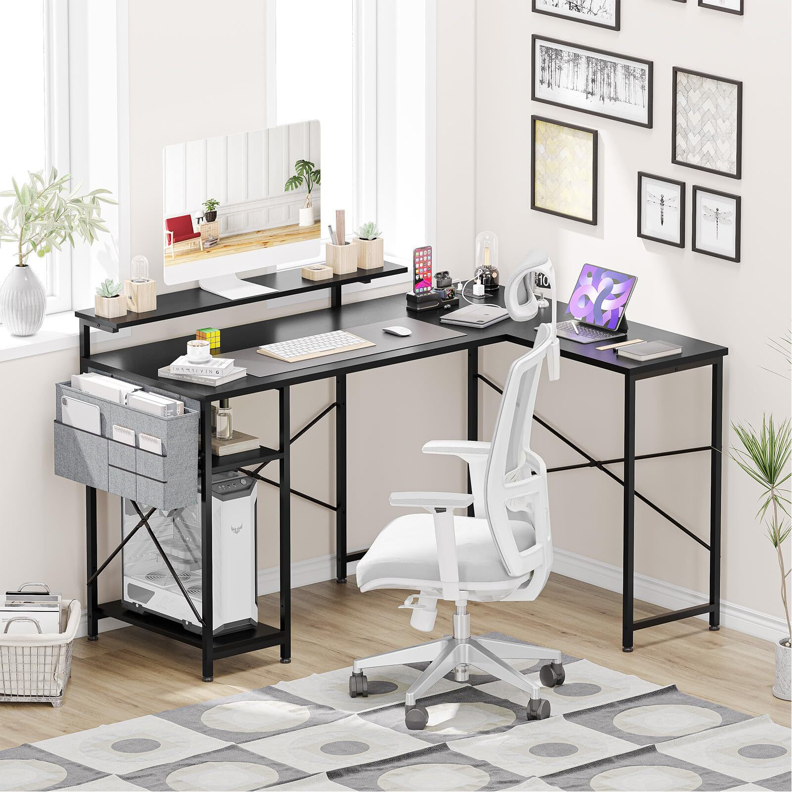 Inbox Zero Kyleon 40.2'' W L-Shaped Computer Desk - Wayfair Canada