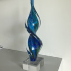 Badash Crystal Firestorm Corkscrew Centerpiece Sculpture & Reviews ...