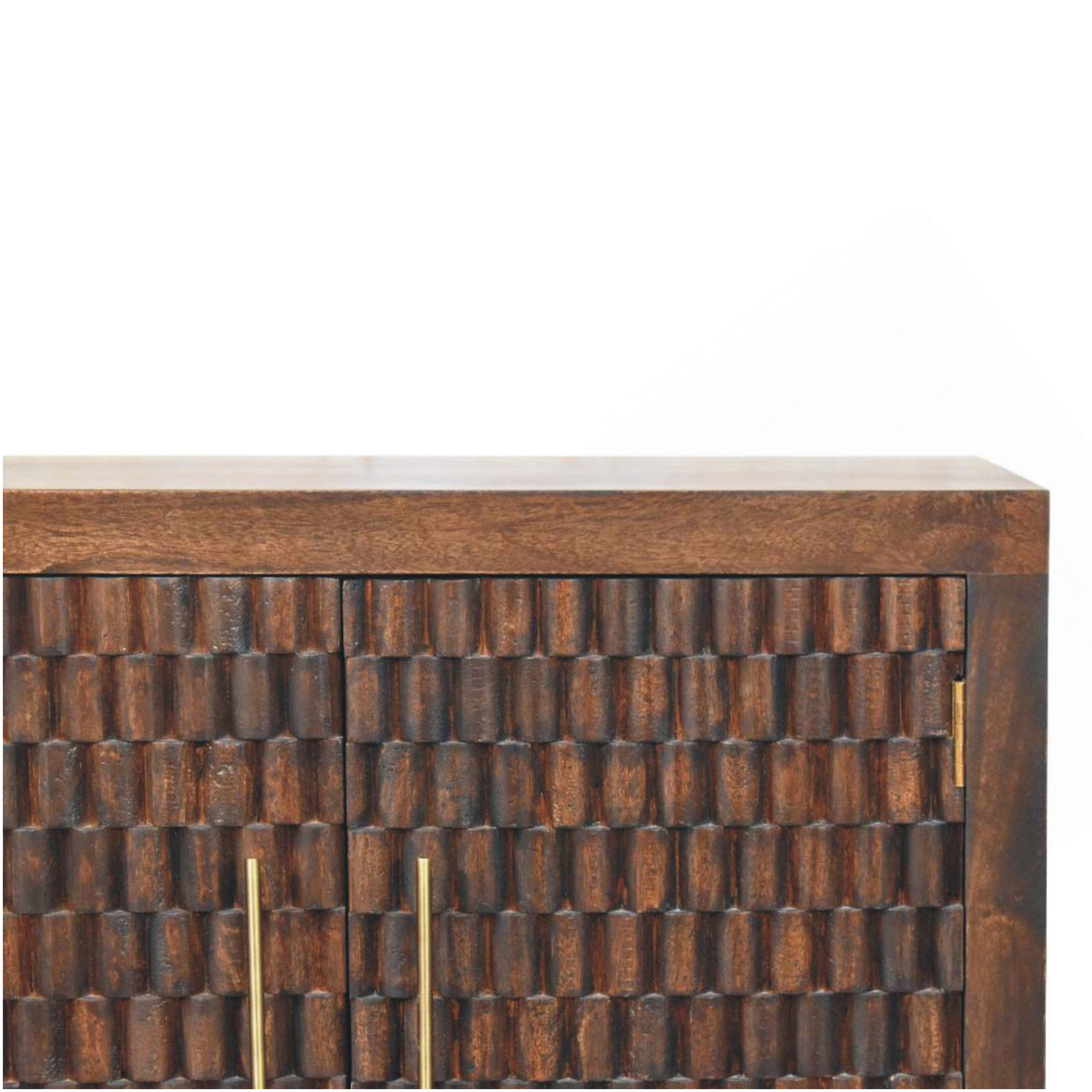 Latitude Run® Wood Vesta Textured Sideboard,3D Texture, 2-Drawers | Wayfair