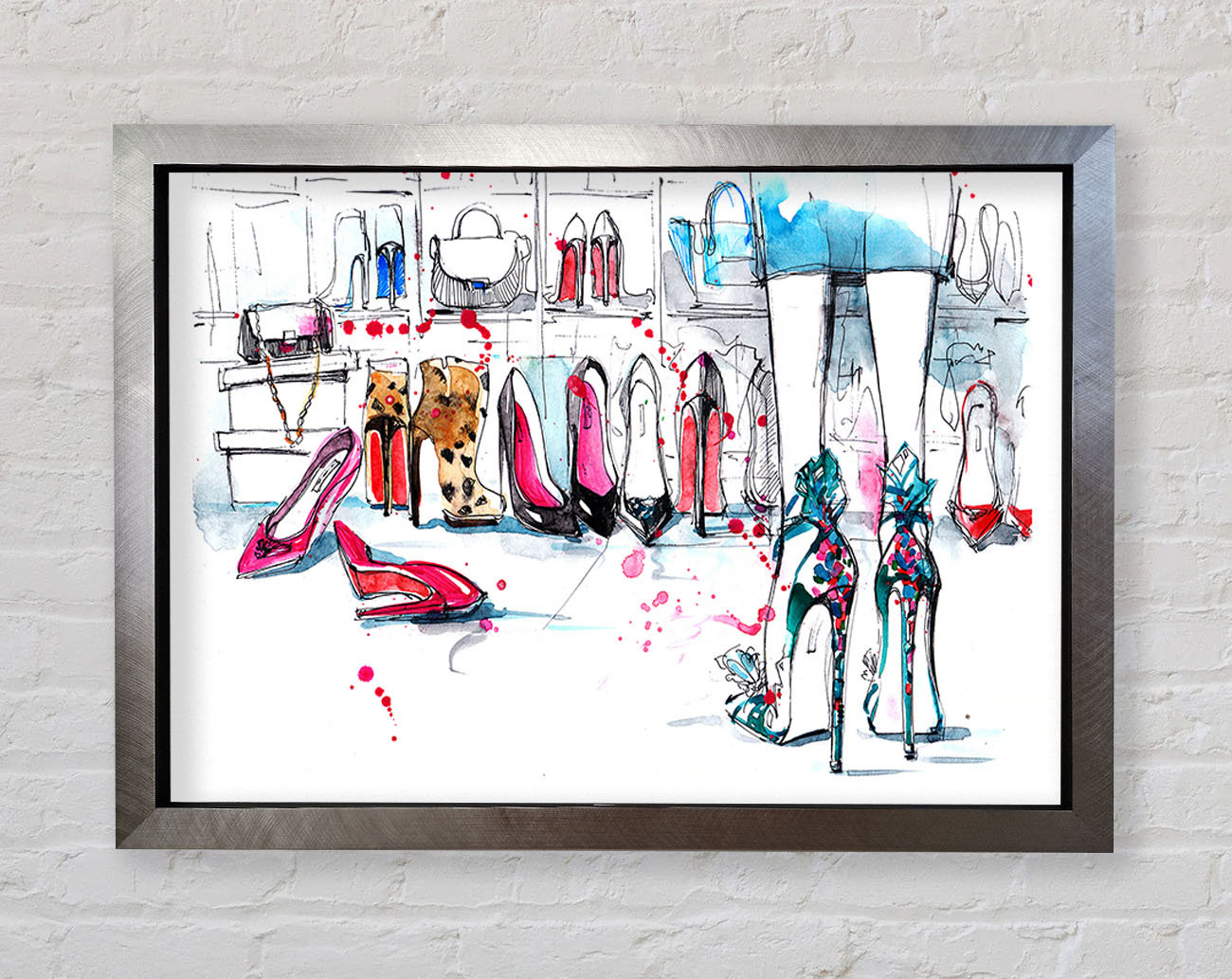 Mercer41 Shoes Glorious Shoes Framed Print | Wayfair.co.uk