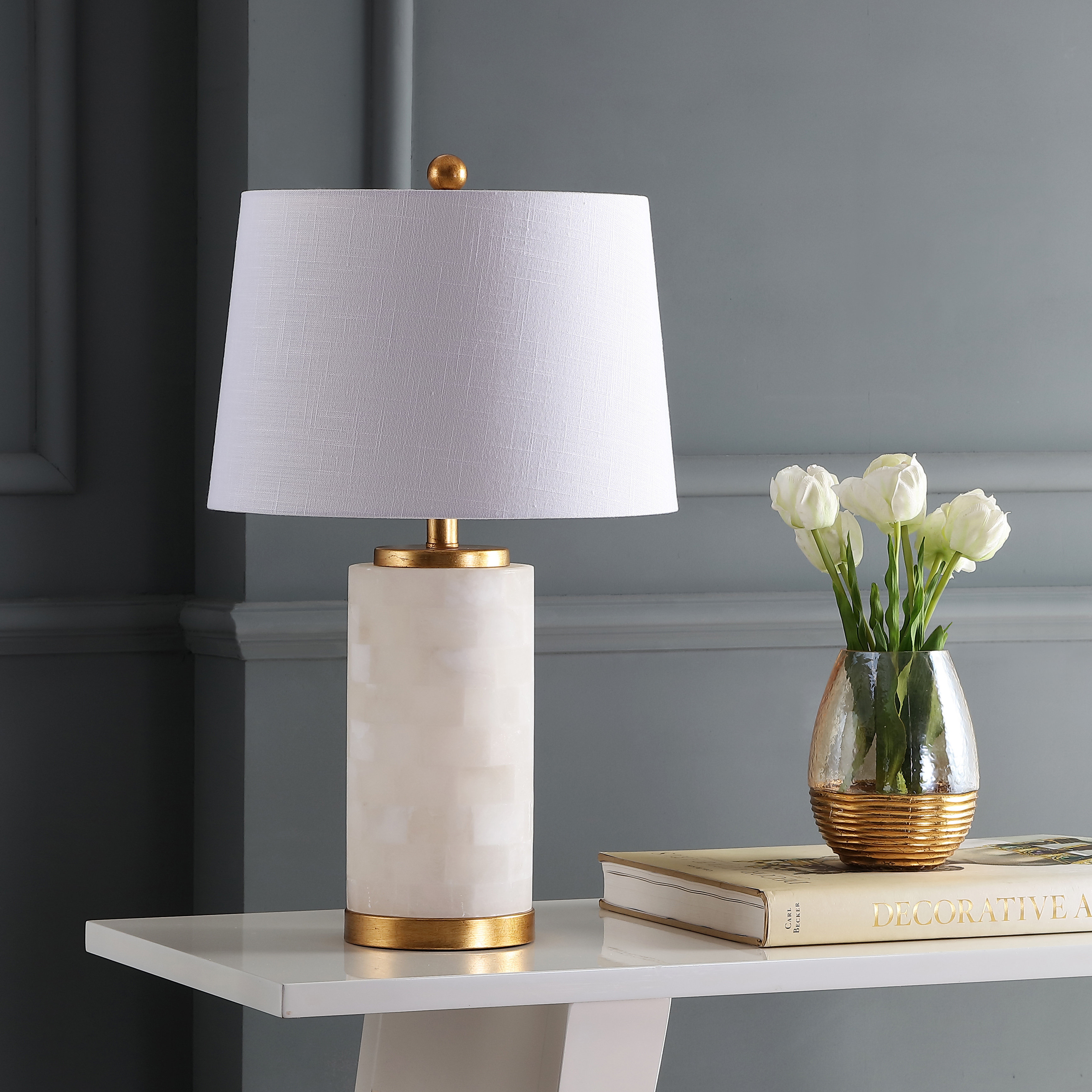 Mercer41 Potrero Alabaster 26" Table Lamp & Reviews | Wayfair