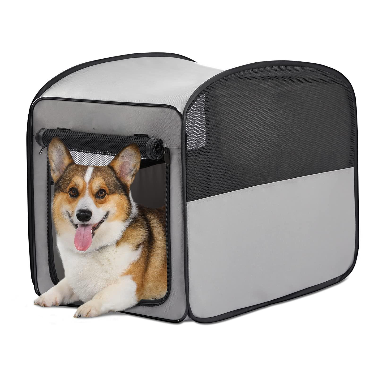 Latitude Run® Portable Dog Crate,Pop Up Dog Crate For Medium Dogs ...