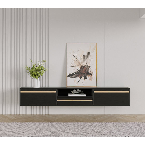 Wrought Studio Hawana 71" Modern and Minimalist Wall Mounted Floating ...