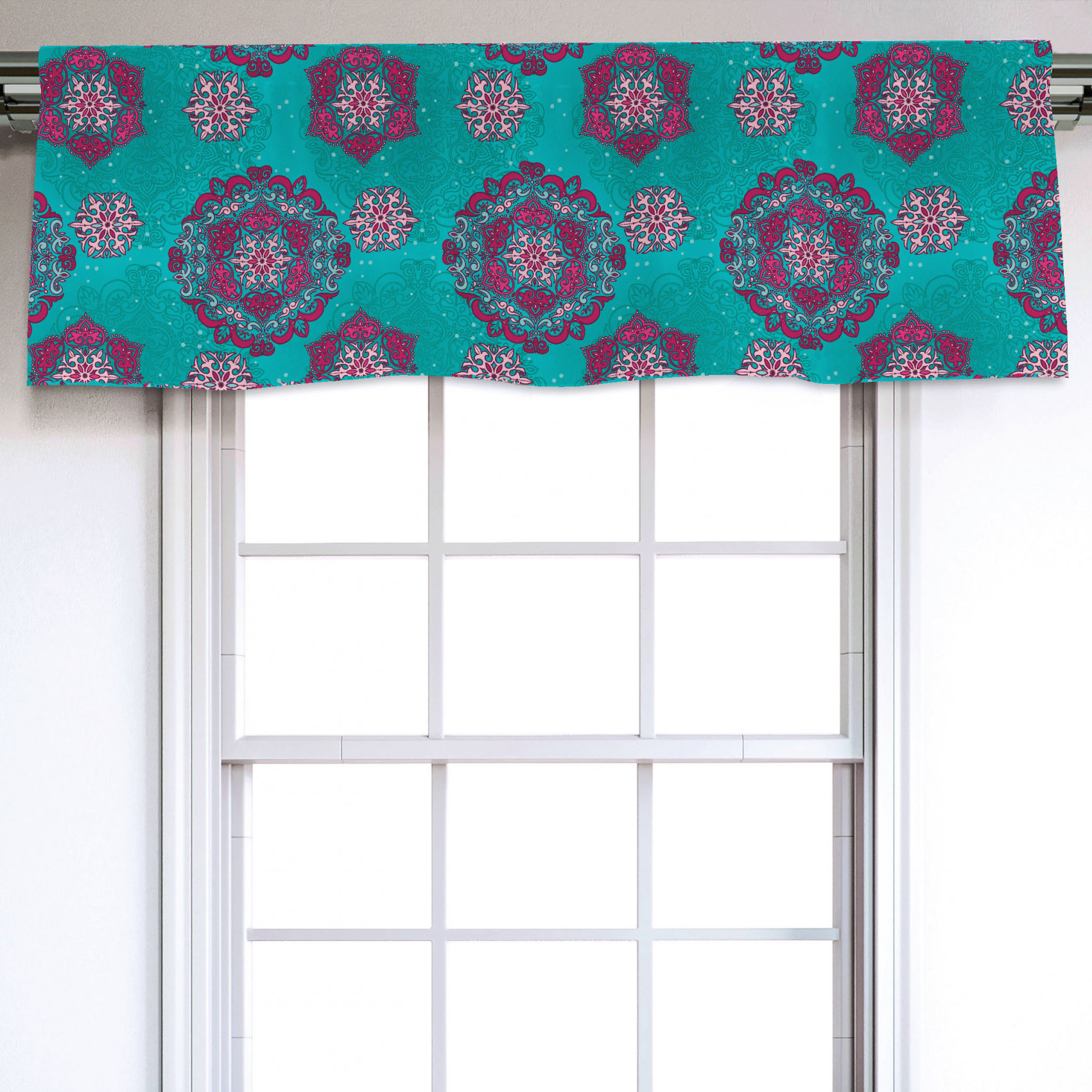 East Urban Home Victorian 54" Window Valance | Wayfair