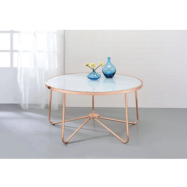 Lipoton Round Coffee Table Round Living Room Table Modern Coffee Table ...