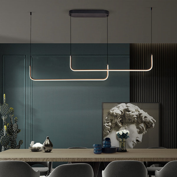 Wrought Studio™ Led Chandelier Black Kitchen Chandelier Modern ...