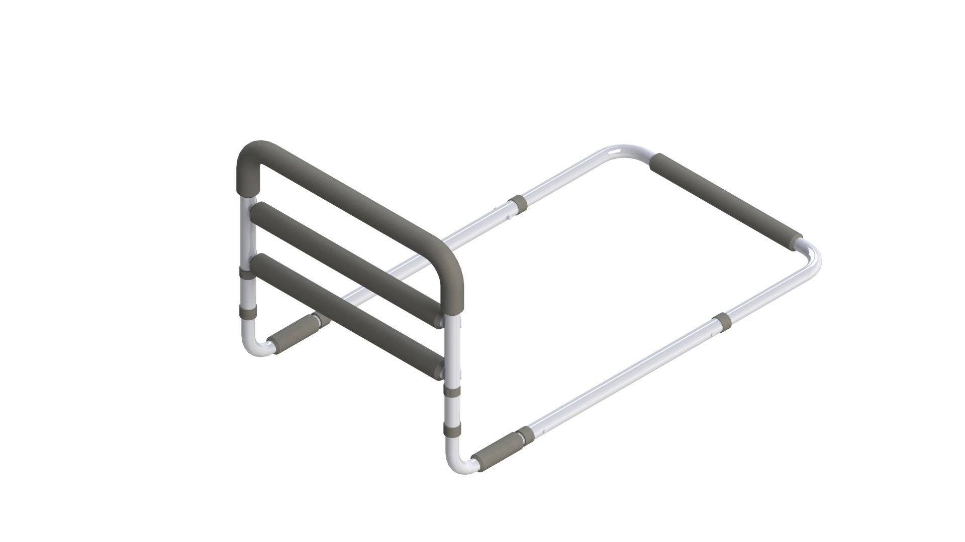 HEALTHCRAFT Assista-Rail, Fixed Bed Rail For Seniors Featuring Anti ...