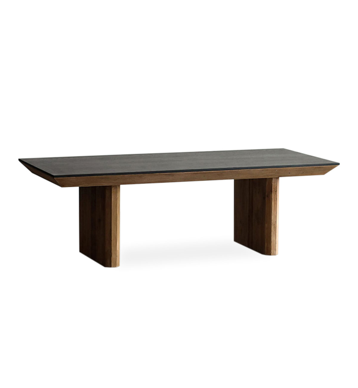 Stella Trek Black rectangular solid wood dining table - Wayfair Canada