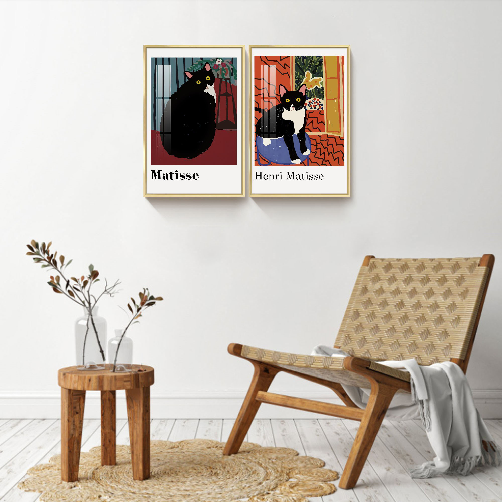 Red Barrel Studio® Matisse Artwork Framed On Canvas 2 Pieces by Henri ...
