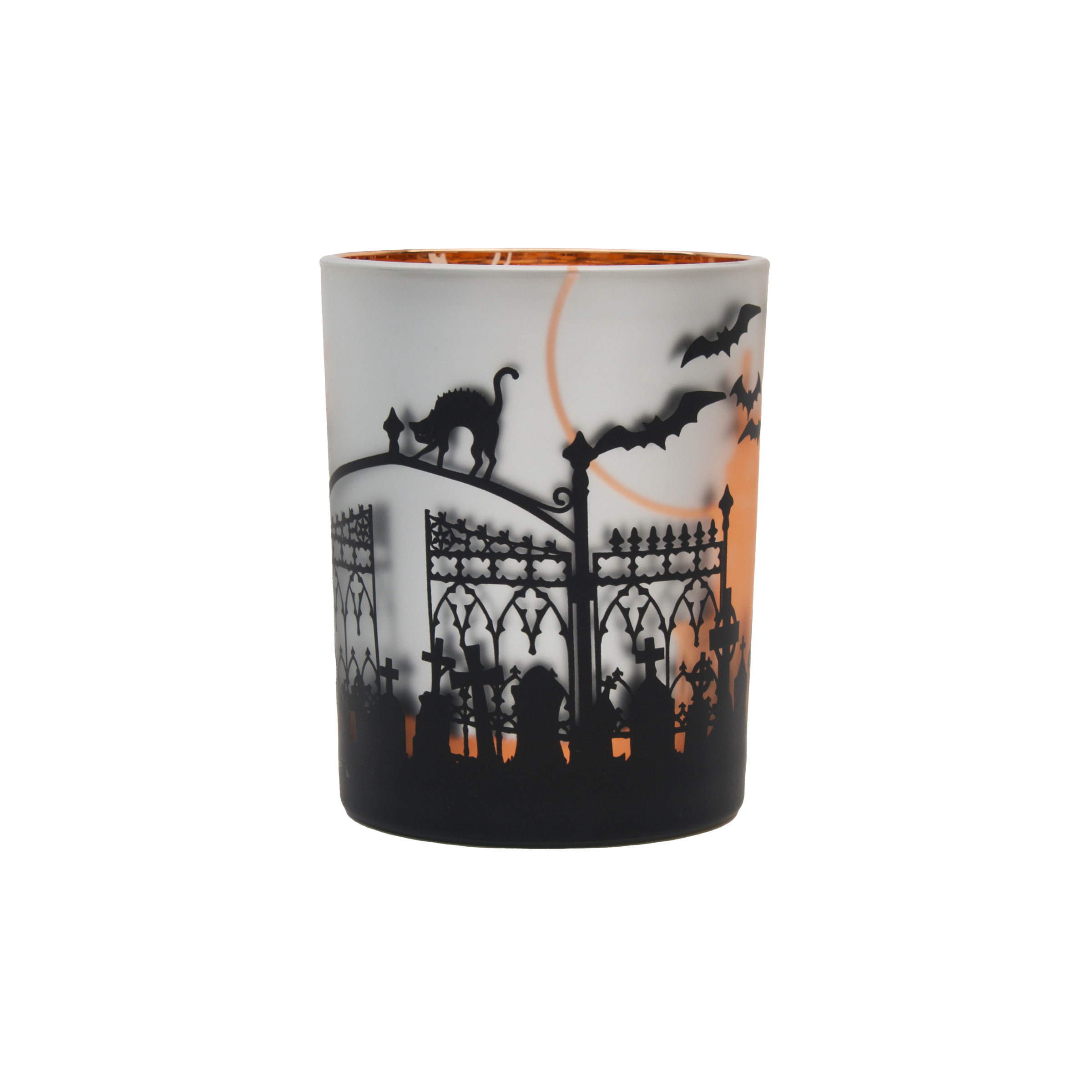 The Holiday Aisle® 5" Tall x 4" Wide Haunted Mansion Halloween Glass ...