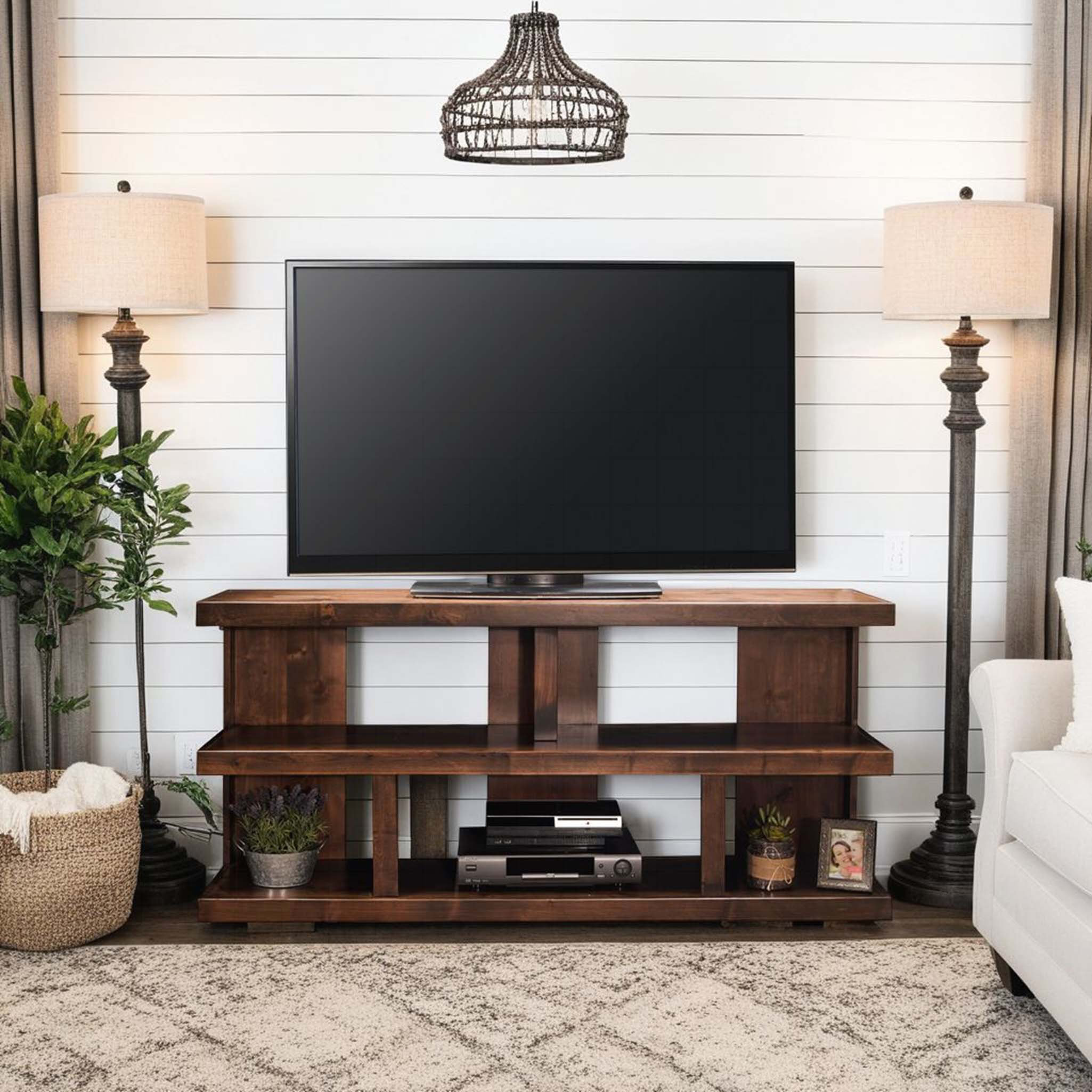 Loon Peak® Versatile TV Stand Console with Rustic Urban Appeal for ...