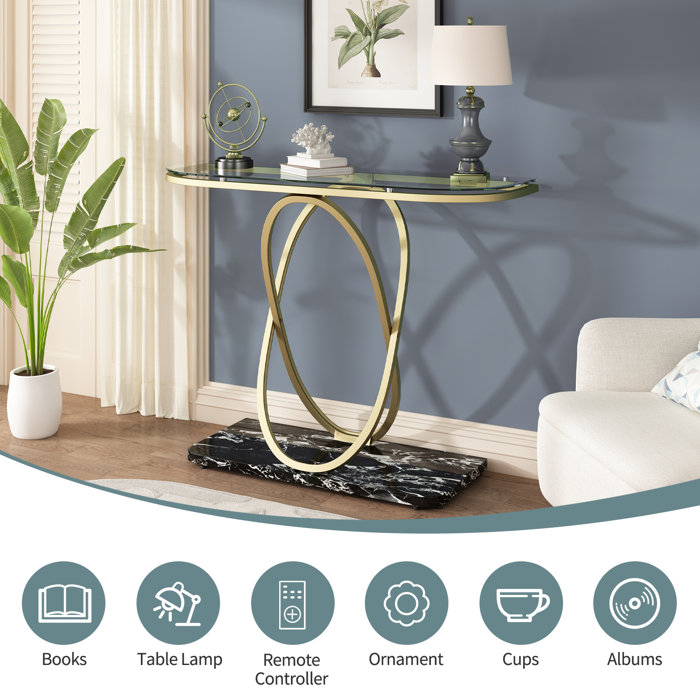 Willa Arlo Interiors Germania 43.3" Console Table & Reviews | Wayfair
