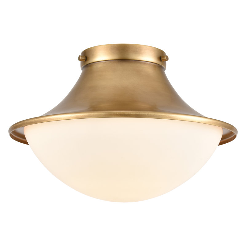 Beachcrest Home Livilla 1 - Light Simple Schoolhouse Flush Mount ...