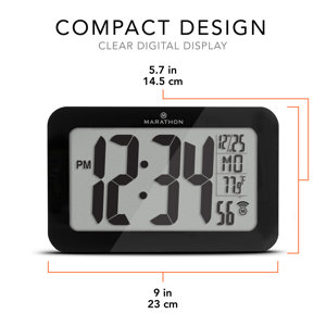 Marathon Watch Company Wall Clock & Reviews | Wayfair