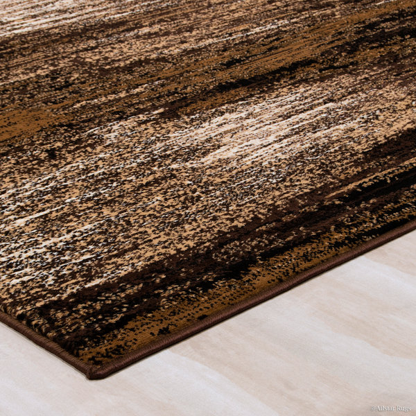 17 Stories Misouk Performance Chocolate Rug & Reviews | Wayfair