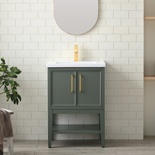 24 Inch Green Bathroom Vanities You'll Love | Wayfair