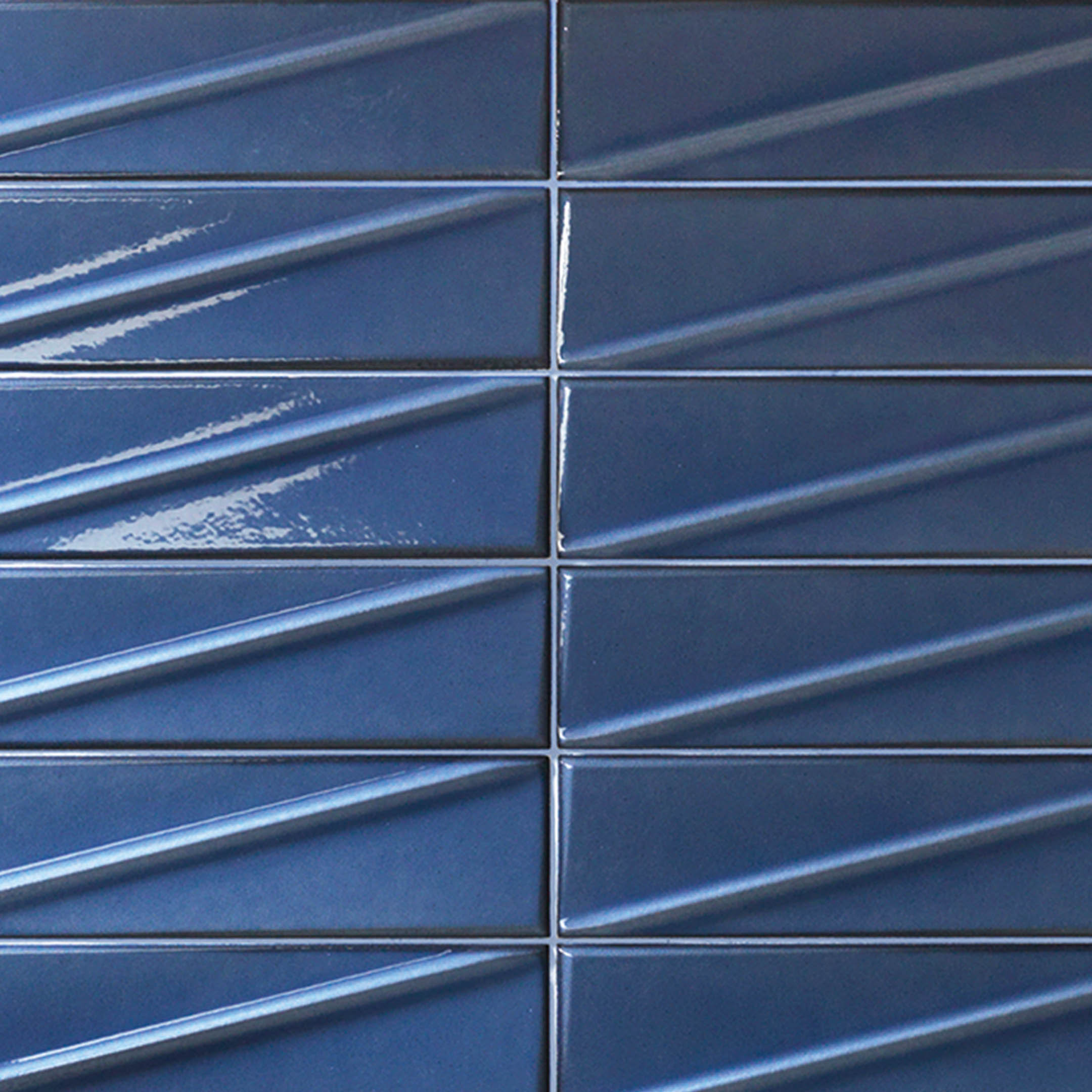 Encore Surfaces Axelle Newport 3" x 12" 3D Subway Wall Tile | Wayfair