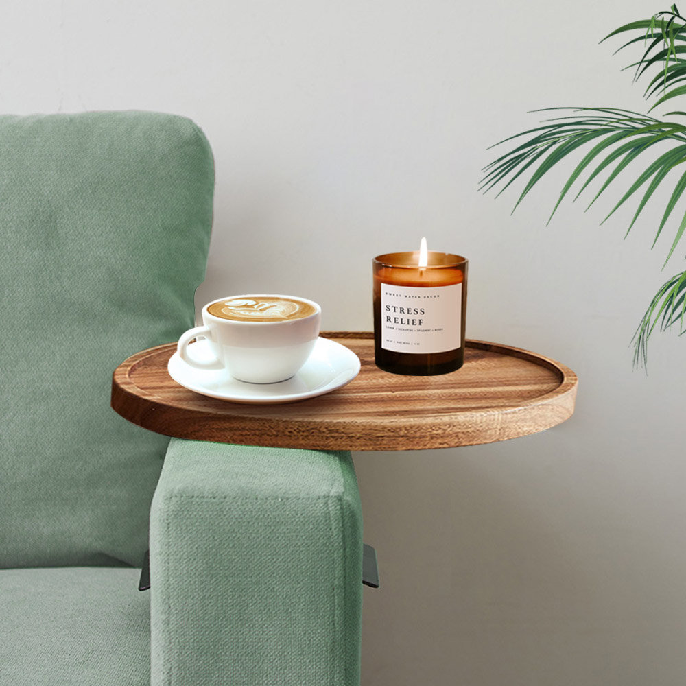 Hokku Designs Dotcho Solid Wood Breakfast Tray | Wayfair