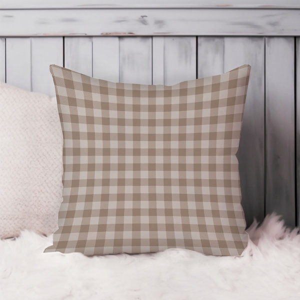 Ethan Taylor Brown Gingham Pattern IV | Wayfair