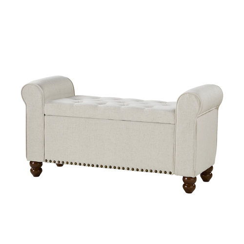 Upholstered White Storage Benches You'll Love | Wayfair