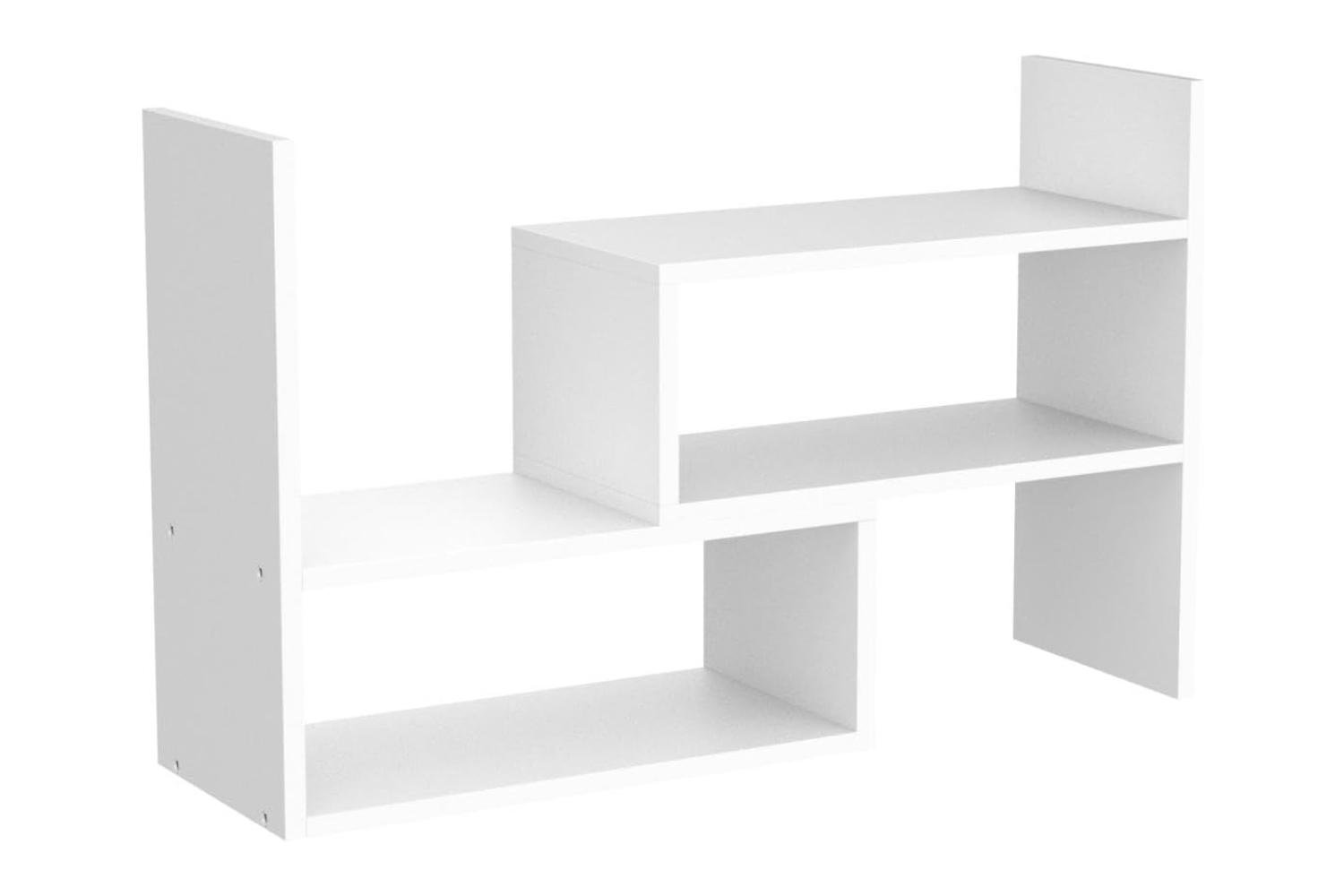 Latitude Run® Expandable Wood Desktop Bookshelf Desktop Organizer ...