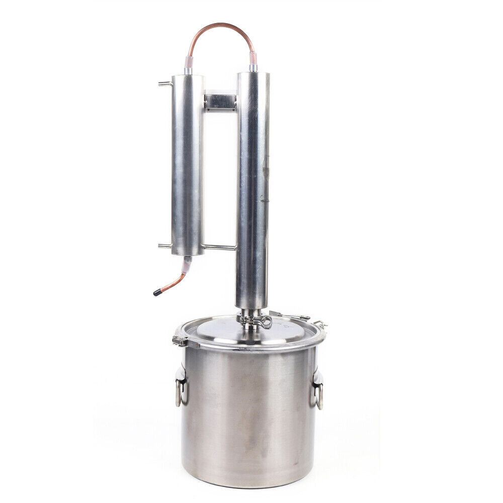 DALELEE 12L 3-Gallon Semi-Automatic Stainless Steel Distillation ...