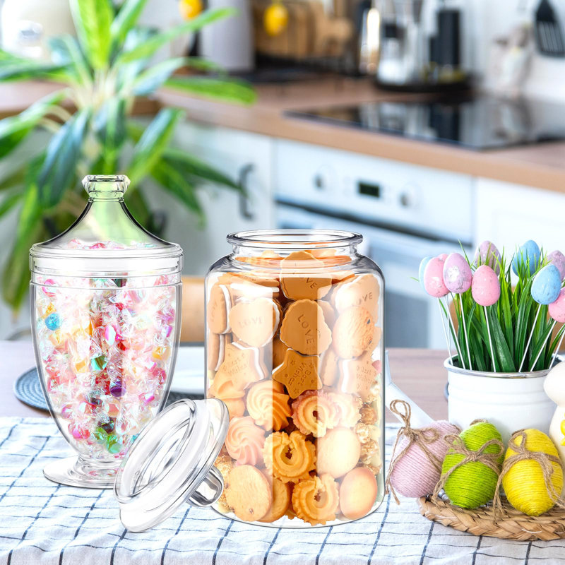 apothecary jars plastic