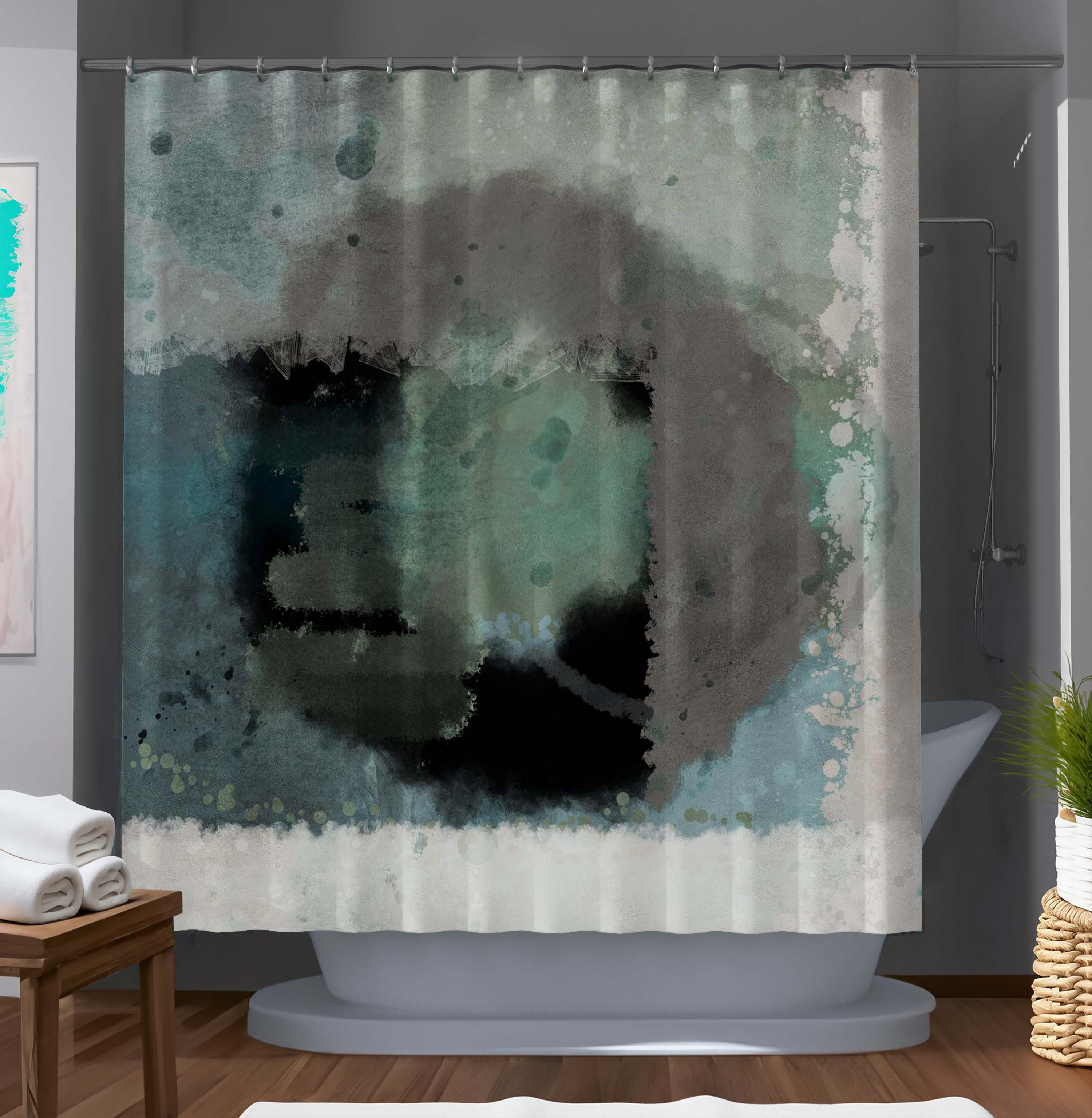 East Urban Home Brief Opulent Shower Curtain | Wayfair