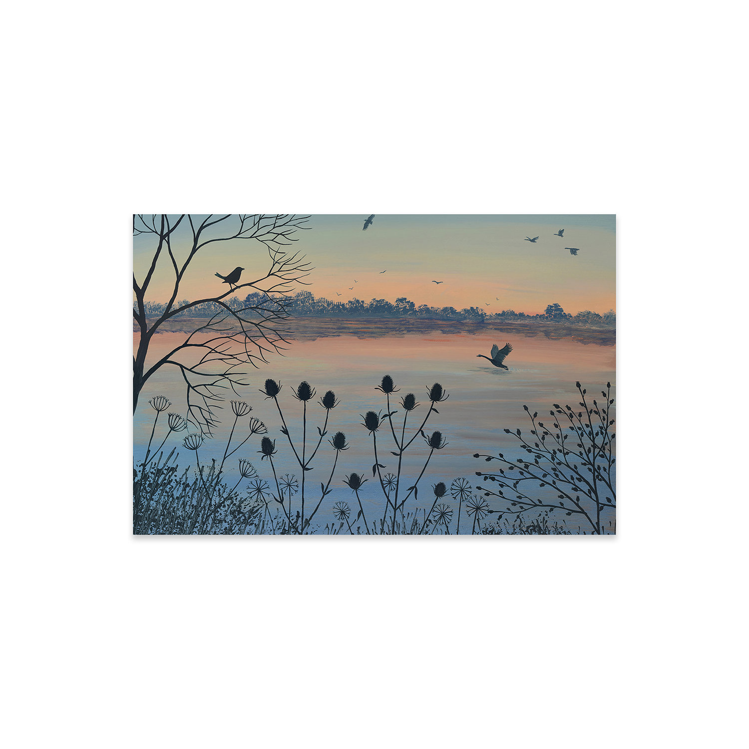 Red Barrel Studio® By Dusky Lake by Jo Grundy - Unframed Graphic Art ...